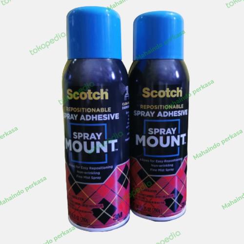 Jual Spray Mount 3M Scotch Repositionable Spray Adhesive 290gr - Lem ...