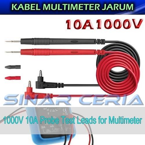 Jual Kabel Multimeter JARUM Test Lead Probe Avometer Multitester 1000V ...