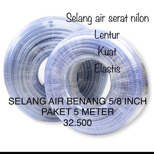 Jual SELANG AIR SERAT BENANG NYLON 5/8 INCH 5 METER - Kota Medan - Semesta Teknik Pandu | Tokopedia
