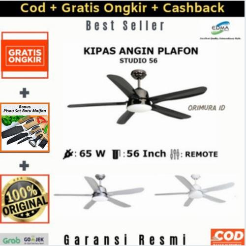 Jual MT Edma - Edma Kipas Angin Plafon Lampu Decorative 56in Studio ...