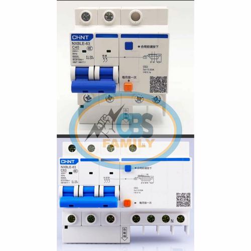 Jual Chint RCBO 3P+N 6-63Ampere 30mA NXBLR-63 / Residual Current Operated Circuit Breaker ...