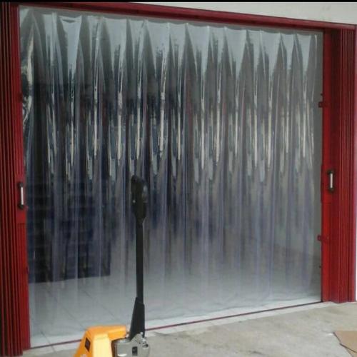 Jual tirai PVC curtain lengkap tinggal pasang ukuran pintu T 3m x L 4m ...