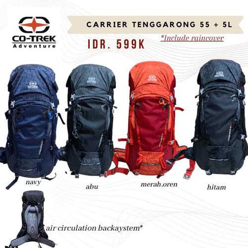 Jual TAS GUNUNG CARRIER CO-TREK TENGGARONG 55 UP TO 60 LITER ORIGINAL ...