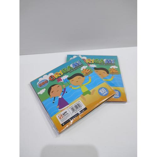 Jual Kertas Origami Kecil isi 100 Lembar Sidu / Kertas Lipat Kecil ...