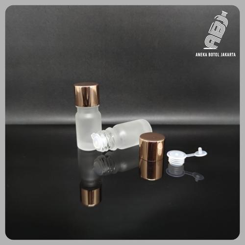 Jual Botol kaca serum clear frosted 5ml plug ring - Rose pink - Jakarta ...