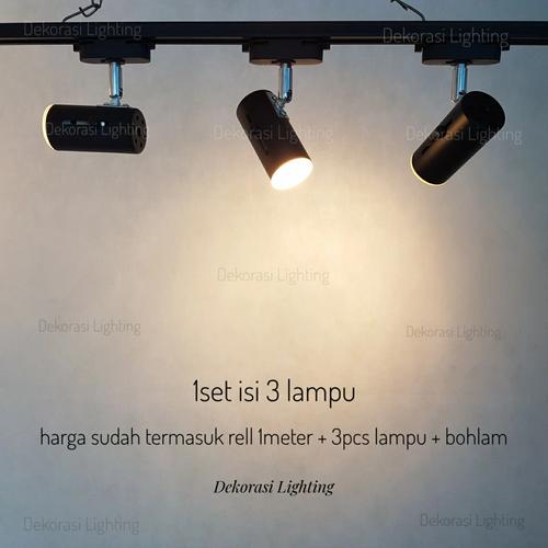 Jual Lampu spotlight sorot rell 1meter LED spot light track Dekorasi ...