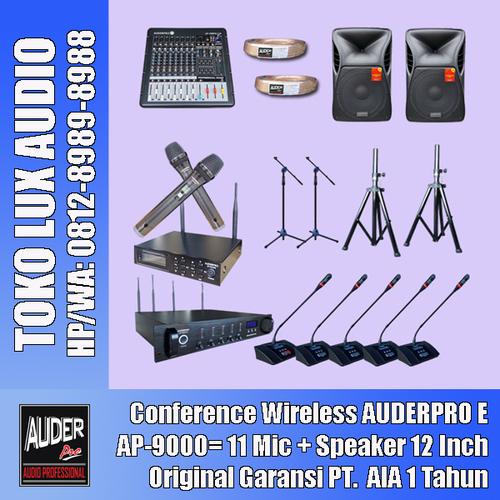 Jual Paket E AUDERPRO AP-9000 desain ruang mic rapat conference ...
