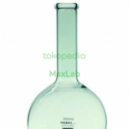 Jual Labu Didih (Boiling Flask Single Neck 25 mm), 200 ml, Iwaki - Kab ...