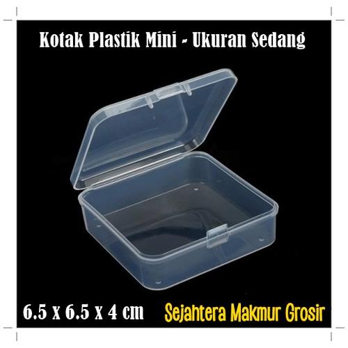 Jual Kotak Plastik Mini Plastic Case / Storage Box Multifungsi 6.5x6 ...