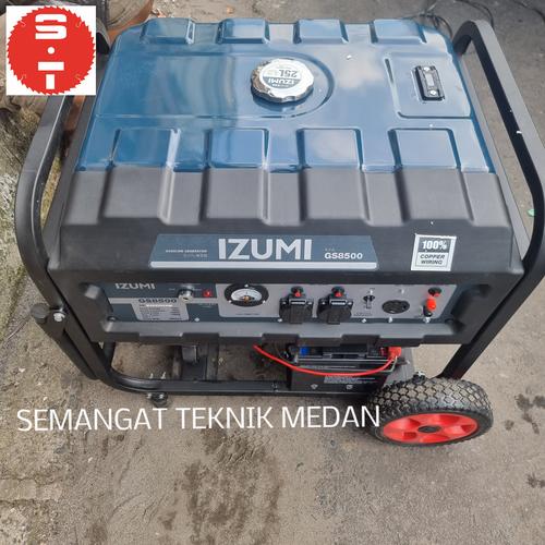 Jual GS8500 GENSET GENERATOR LISTRIK TEMBAGA BENSIN 7500 WATT IZUMI GS ...