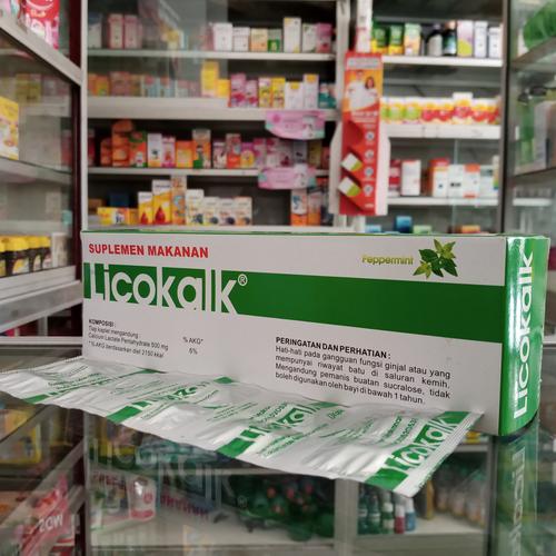 Jual LICOKALK CALCIUM LACTATE |1 Strip @10 Kaplet - Kota Tegal - Nurani ...