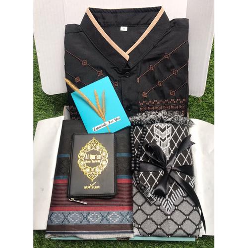 Jual paket alat sholat pria/hampers alat sholat muslim - Hitam M ...
