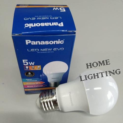 Jual Lampu / Bohlam LED Bulb New Evo 5 watt Putih/Kuning Panasonic ...