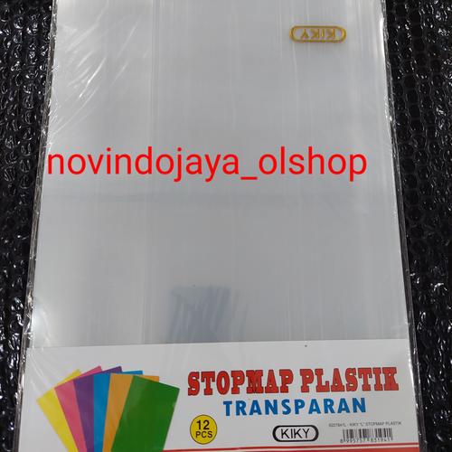 Jual MAP PLASTIK L TRANSPARAN KIKY /STOP MAP PLASTIK KIKY TERMURAH ...