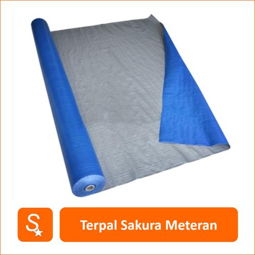 Jual Terpal Sakura Meteran Lebar 2 Meter / Tenda Deklit Plastik - Biru ...