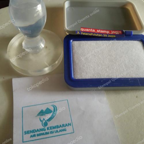Jual Stempel Kristal Custom Bonus Stamp Pad Bantalan - Kab. Sleman ...