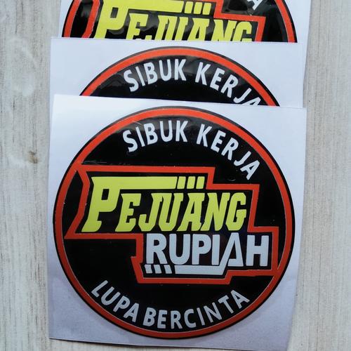 Jual STICKER PEJUANG RUPIAH CUTTING - Jakarta Timur - Dil Sticker ...