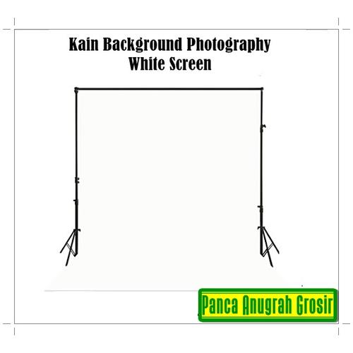 Jual Kain Background Photography White Screen / Kain Studio Backdrop ...