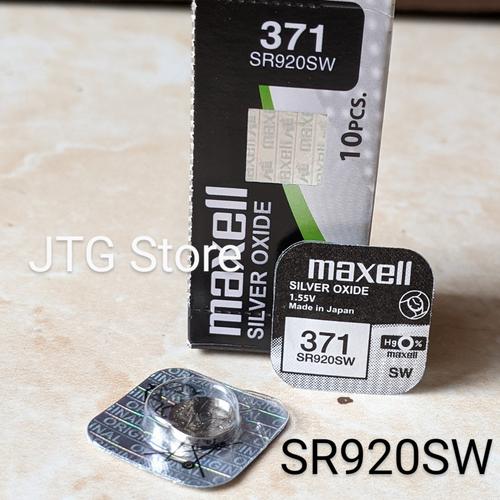 Jual ORIGINAL MAXELL SR920SW 371 BATERAI JAM TANGAN BATRAI SR920 AG6 ...