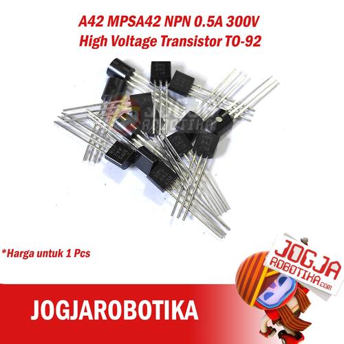 Jual A42 MPSA42 NPN 0.5A 300V High Voltage Transistor TO-92 - Kab ...