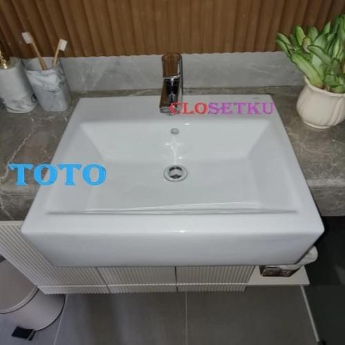 Jual washtafel kotak meja TOTO LW647CJ/LW647CJT1|lw647cj - full set TOTO - Kota Bekasi ...