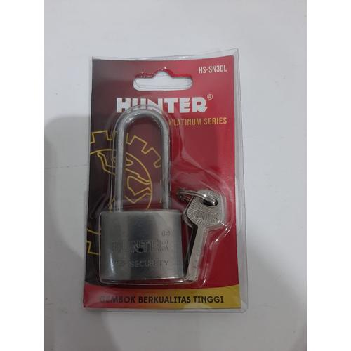 Jual GEMBOK PAGAR / GEMBOK PINTU MERK HUNTER 30mm - 60mm - 30L - Jakarta Barat - Locks Sanitary ...