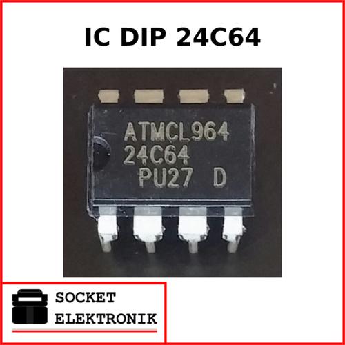 Jual IC 24C64 EEPROM 64KBit 8KByte 8 Kaki - Kota Cimahi - socket ...
