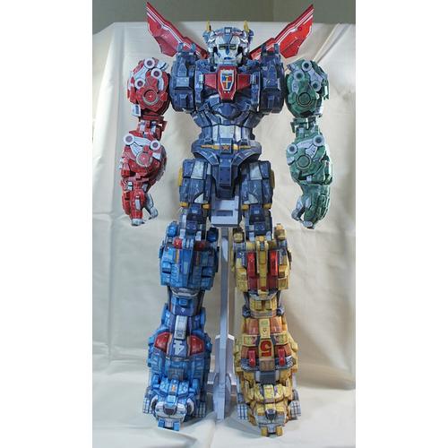 Jual DIY Papercraft Lembar Pola Robot Mecha ZOID VOLTRON Tinggi 85cm ...