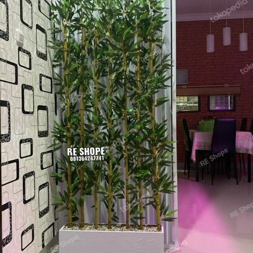 Promo Partisi Bambu Pohon Hias Plastik Tinggi 1,5 M Rimbun - tembaga ...