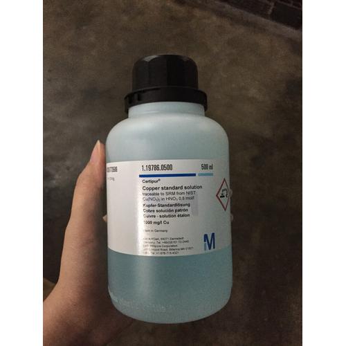 Jual Larutan standar tembaga, Copper (Cu) standard solution, Merck, 500 ...