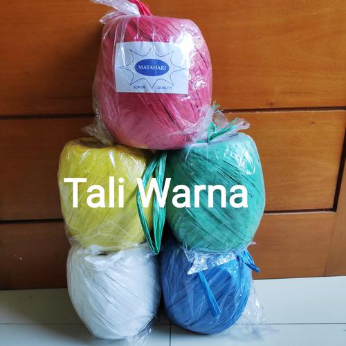 Jual Tali Rafia Warna-warni | Tali warna, Tali Ikat, tali rapiah - Tali ...