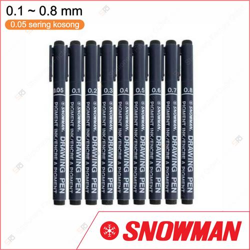 Jual Drawing Pen Snowman - 0.6 - Kota Semarang - Stationery F.O ...