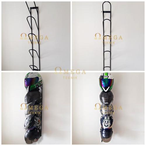 Jual Rak Helm/ Rak Helm gantung/gantungan helm dinding / tempat helm ...