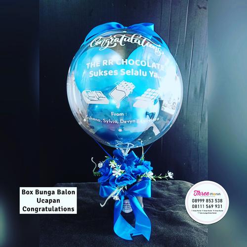 Jual box bunga balon ucapan hadiah / hadiah ucapan grand opening ...