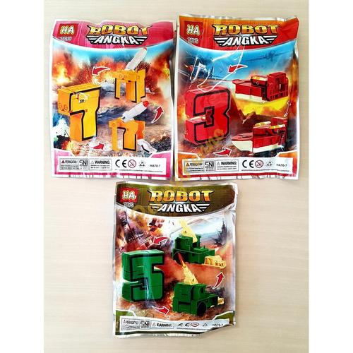 Jual Mainan Anak Robot Angka Rakit / Robot Bongkar Pasang - Kab ...