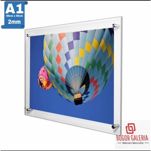 Jual Frame Acrylic A1 BingkaiPoster foto Acrylic 2mm - Frame A2 - Kab ...