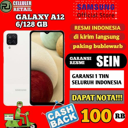 Jual SAMSUNG A12 6/128 GB RESMI INDONESIA(SEGEL) - Biru, 4/128 GB ...