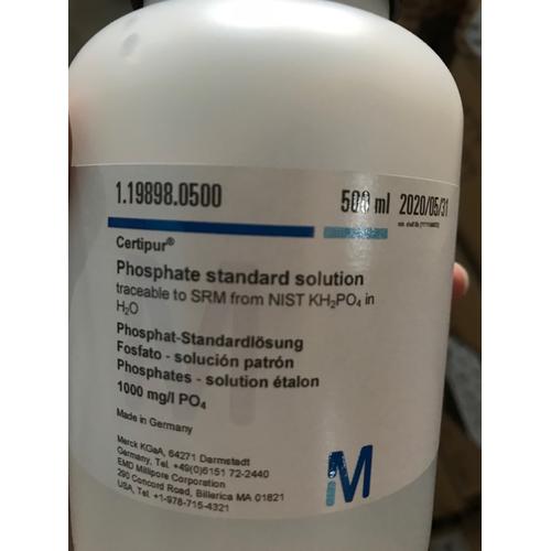Jual Larutan standar fosfat, Phosphate standard solution, Merck, 500 ml ...