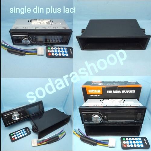 Jual HEAD UNIT SINGLE DIN ORCA PLUS LACI BAWAH TEMPAT KOIN UNIVERSAL ...