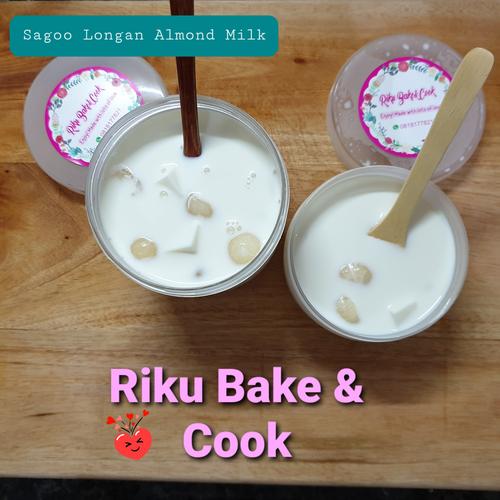 Jual Sagoo Longan Almond Milk/Minuman Isi Longan Jeli Almond dan Sagu ...