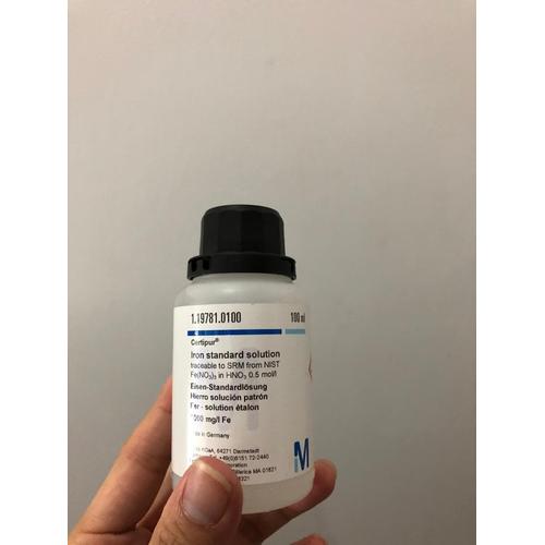 Jual Larutan standar Besi, Iron (Fe) standard solution, Merck, 100 ml ...