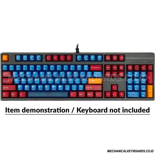 Jual Tai-Hao ORZ I - Blue Cubic PC Double Shot Keycap Set (107 Keys ...