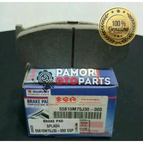 Jual KAMPAS REM-BRAKE PAD SUZUKI SPLASH 55810M75J30-000 SUZUKI GENUINE ...