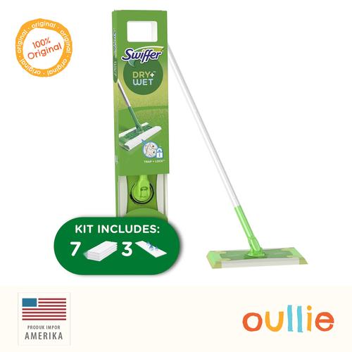 Jual Swiffer Sweeper 2-in-1 Dry and Wet Multi Surface Floor Starter Kit ...