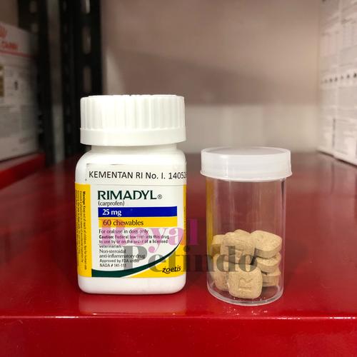 Jual Rimadyl 25 mg Obat Anti Radang dan Nyeri Anjing PER TABLET - Kota ...