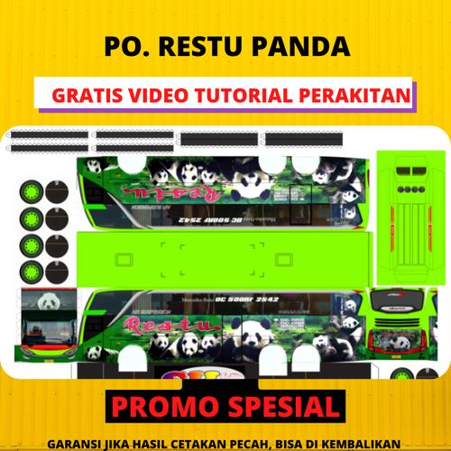 Jual PAPERCRAFT / STIKER MINIATUR BUS & TRUK LEMBARAN DIY PO. RESTU ...