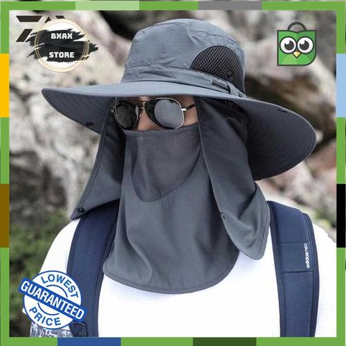 Jual Waterproof Topi Memancing Tentara Jepang Anti UV Matahari Topi ...