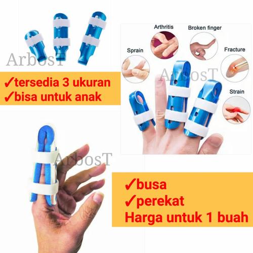 Jual Finger Splint Mallet Finger Pelurus Jari Trigger Finger Deker Jari ...