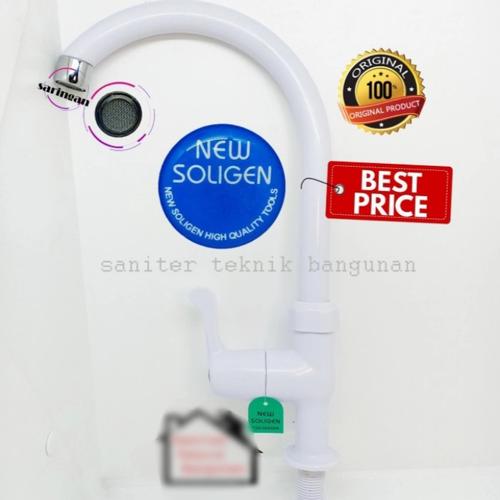 Jual Kran angsa New Soligen B3 / kran cuci piring / kran PVC / keran ...