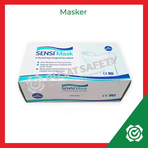 Jual Masker Sensi Surgical Face Mask Earloop 3ply - Jakarta Barat ...